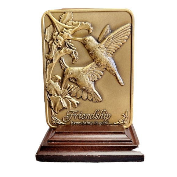 1990Madison | Art | Vintage 99 Madison 14oz Solid Bronze Friendship ...